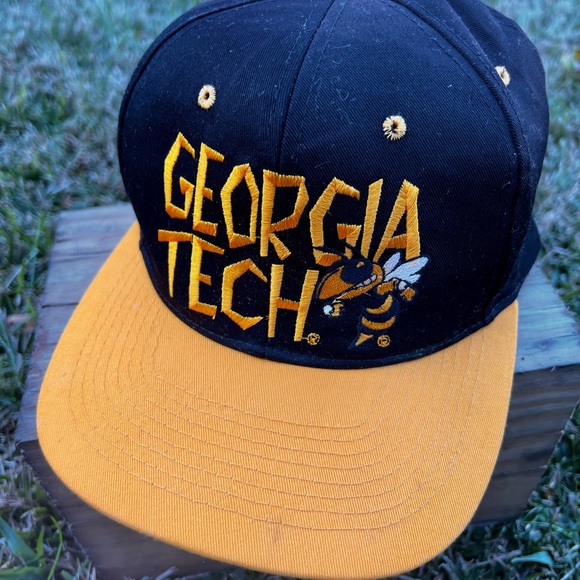 STARTER | Accessories | Rare Vintage 9s Georgia Tech Bold Snapback Logo ...